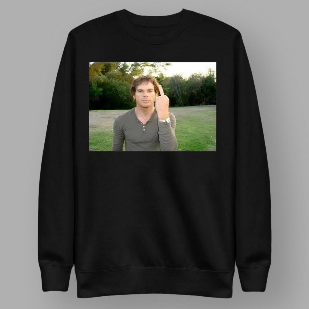 Dexter Morgan Middle Finger T-Shirt - Icestork