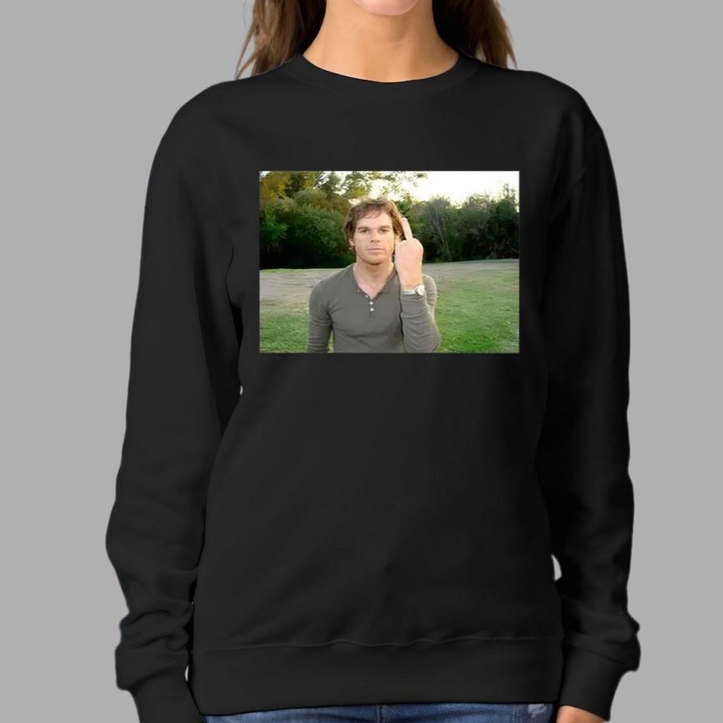 Dexter Morgan Middle Finger T-Shirt - Icestork
